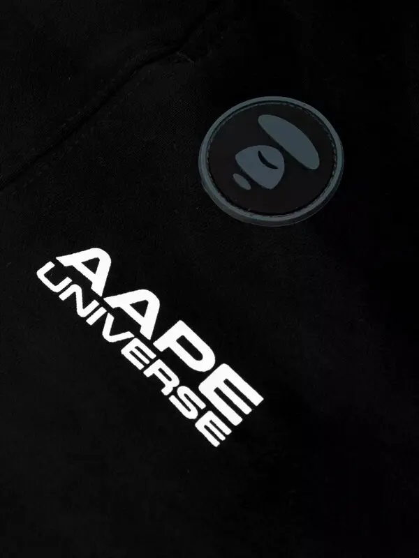 AAPE BY *A BATHING APE Moonface Colourblock Shorts - Black