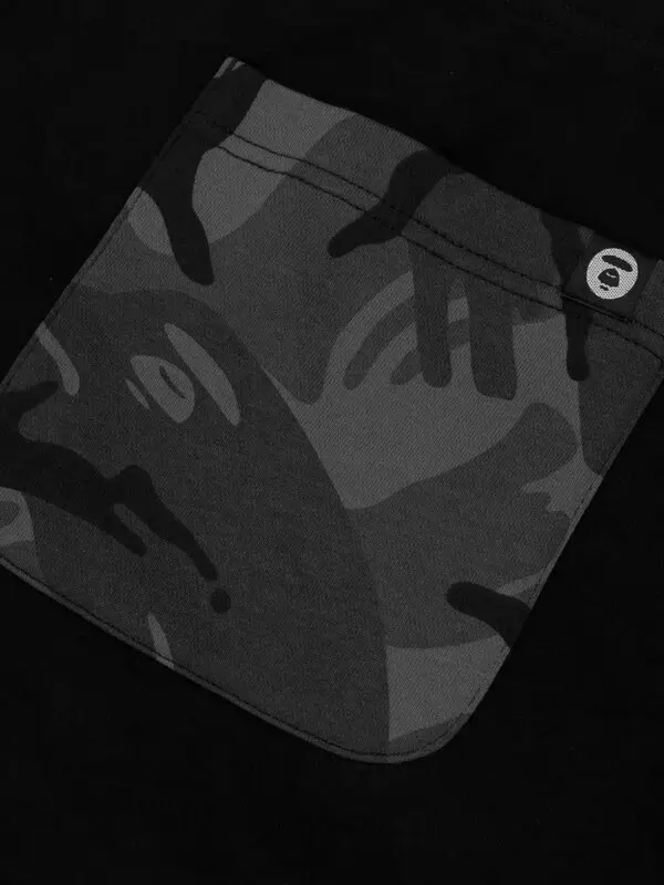AAPE BY *A BATHING APE Moonface Colourblock Shorts - Black
