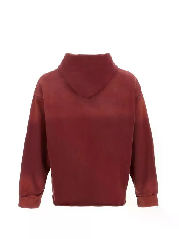 FOUND Chenille-embroidered Raw-cut Hoodie