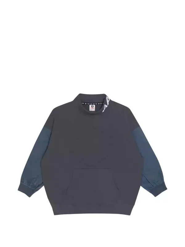 AAPE BY *A BATHING APE Logo-embossed Panelled Sweatshirt
