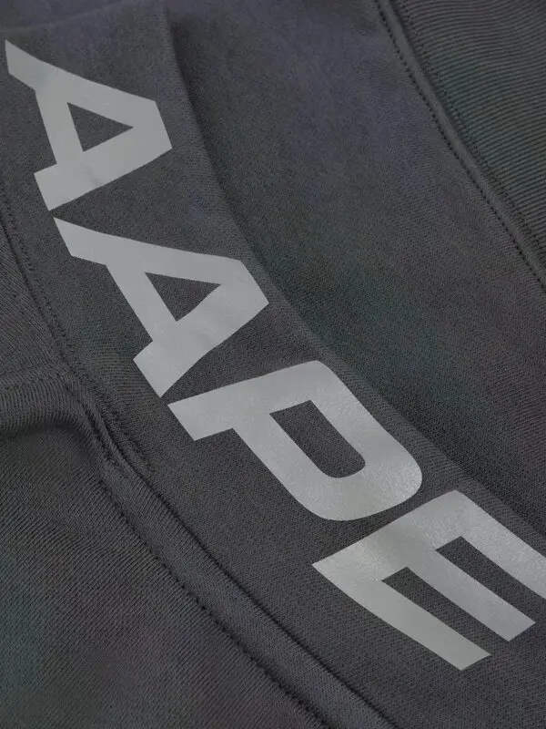 AAPE BY *A BATHING APE Logo-embossed Panelled Sweatshirt