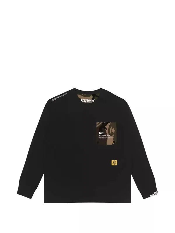 AAPE BY *A BATHING APE Moonface Reversible Camouflage-print T-shirt
