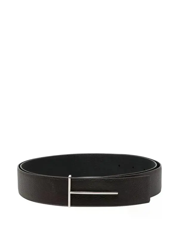 TOM FORD Reversible T-buckle Belt - Brown
