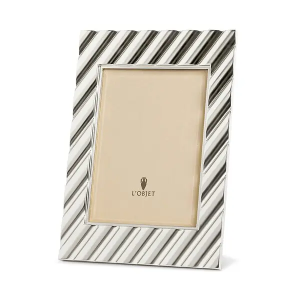 L'Objet Maxime Frame Platinum, 5 X 7 - No Color