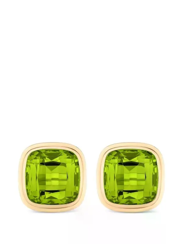 Goshwara Manhattan Cushion-cut Stud Earrings - Gold