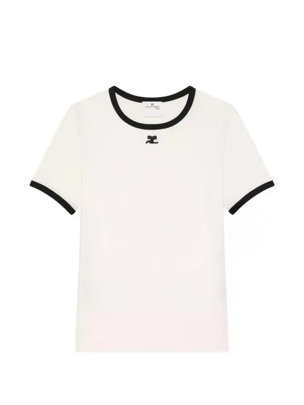 COURREGES Cotton T-shirt - White