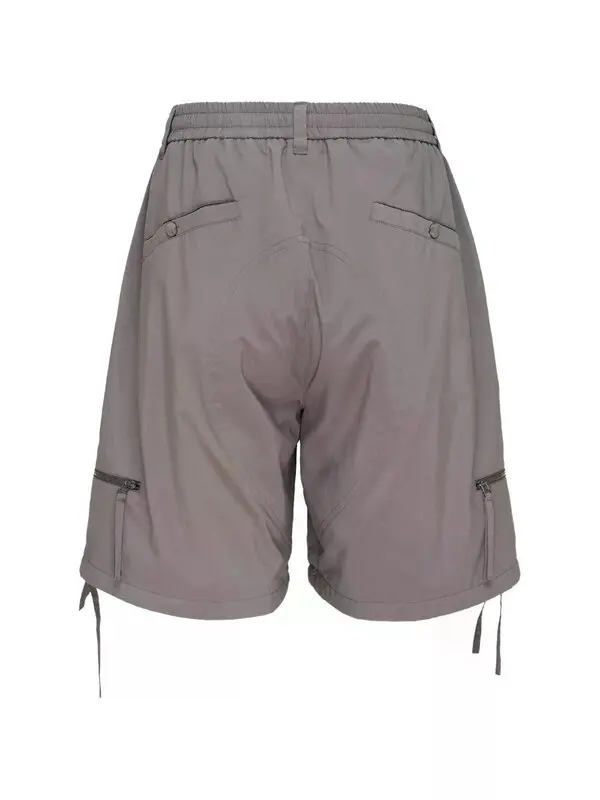 WOOYOUNGMI Zipper Detail Drawstring Hem Shorts
