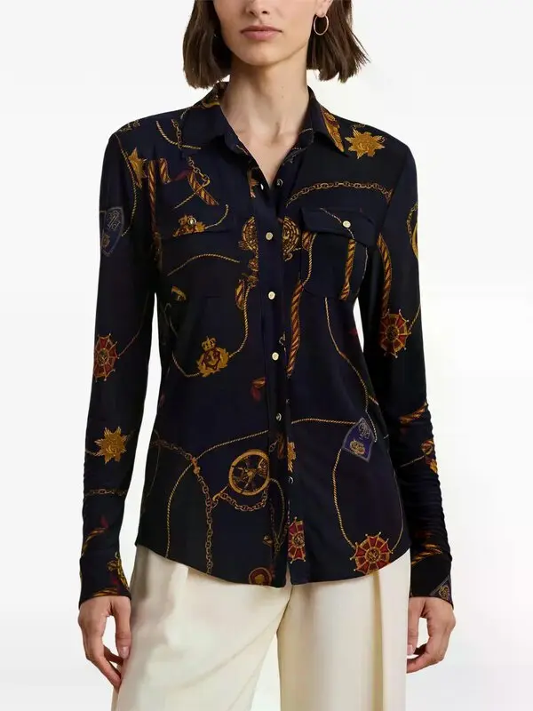 Ralph Lauren Chain-print Button-up Shirt