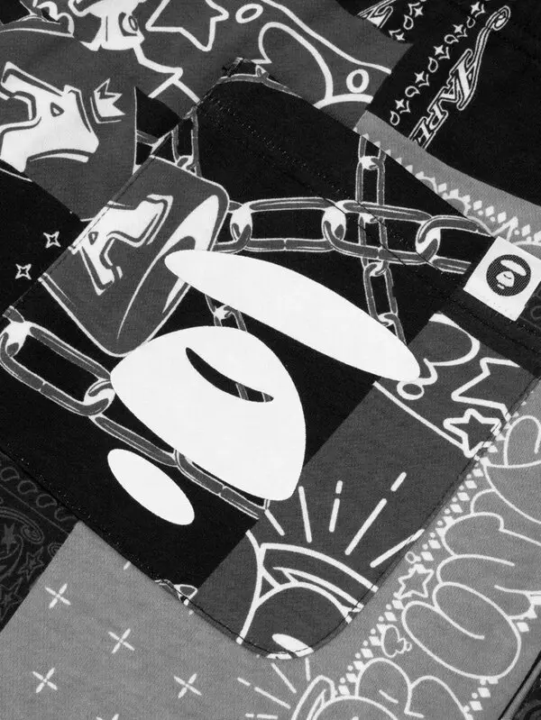 AAPE BY *A BATHING APE Bandana-print Shorts