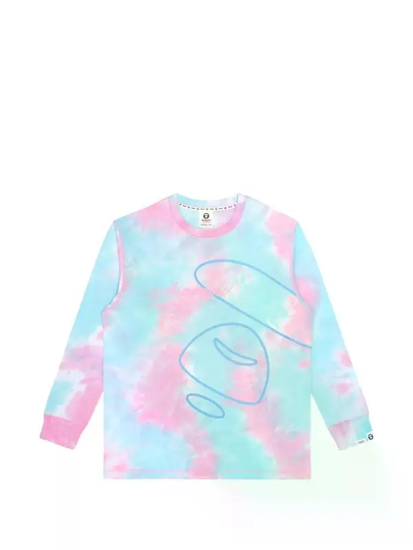 AAPE BY *A BATHING APE Moonface Tie-dye T-shirt