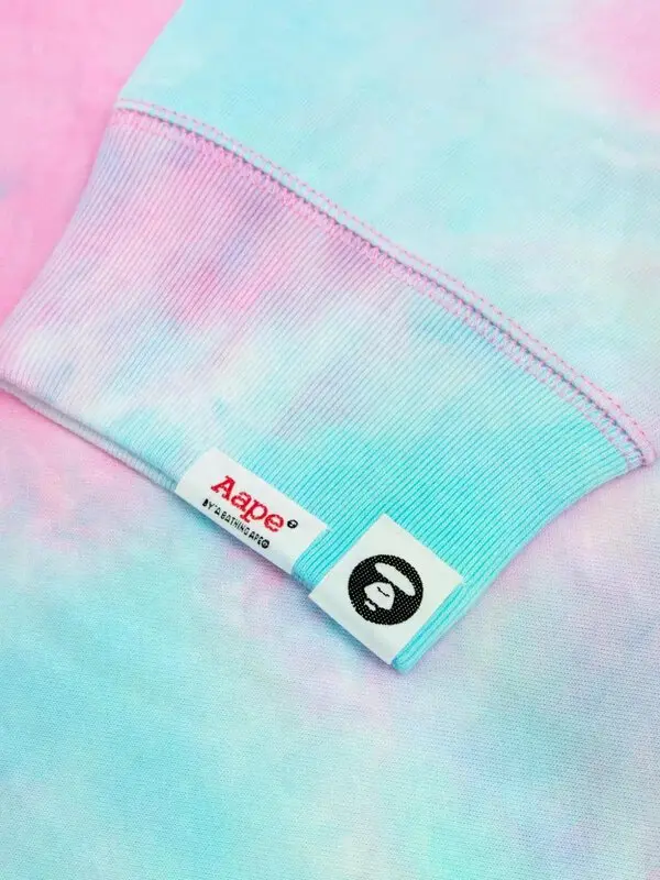 AAPE BY *A BATHING APE Moonface Tie-dye T-shirt