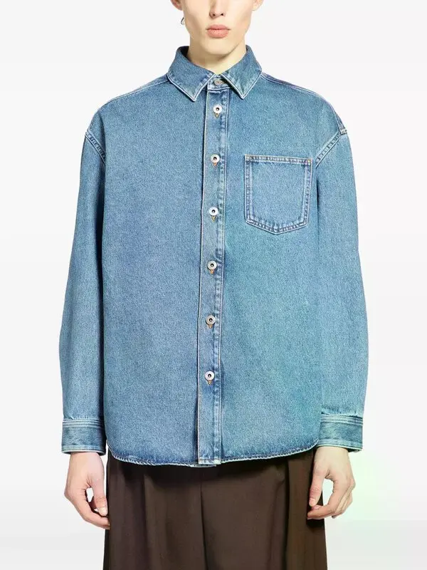 Loewe Anagram Denim Jacket - Blue