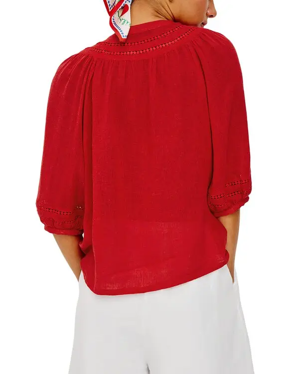 Rails Giadzy X Theia Top - Tomato