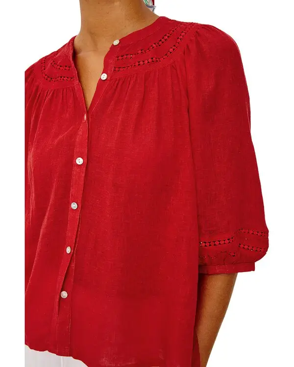 Rails Giadzy X Theia Top - Tomato