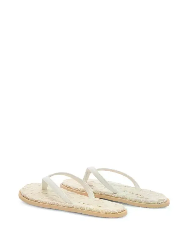 Ermanno Scervino Laced Flip Flops - White