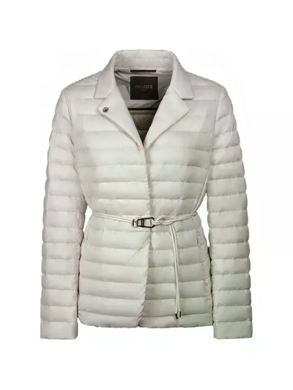 MOORER Lanzada Jacket With Belted Waist