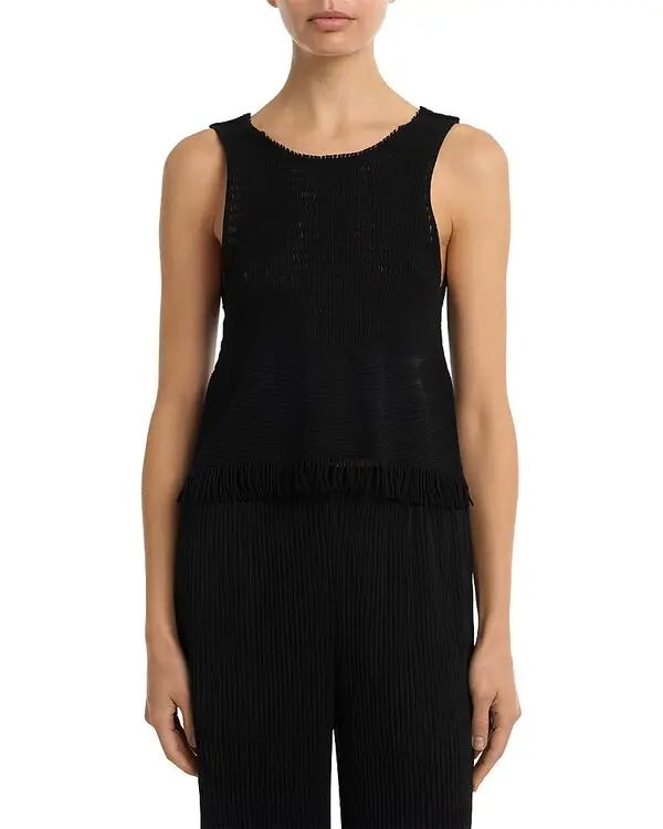 Issey Miyake Crochet Ap Tank - Black