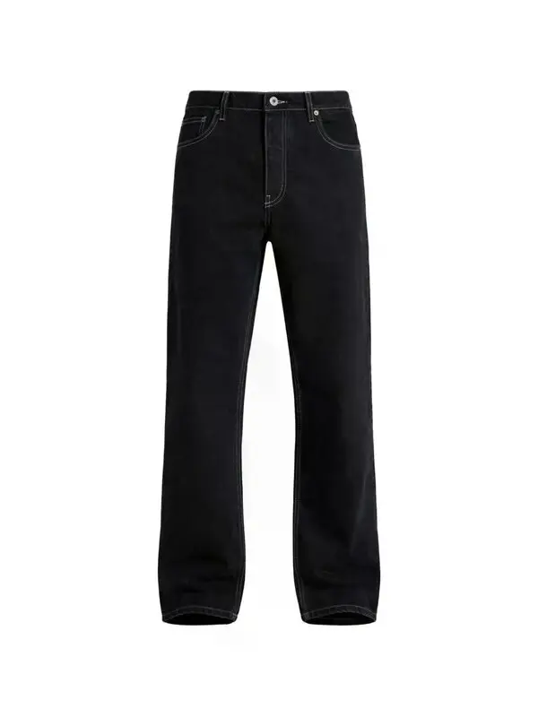 Off-White Straight Leg Jeans - Black