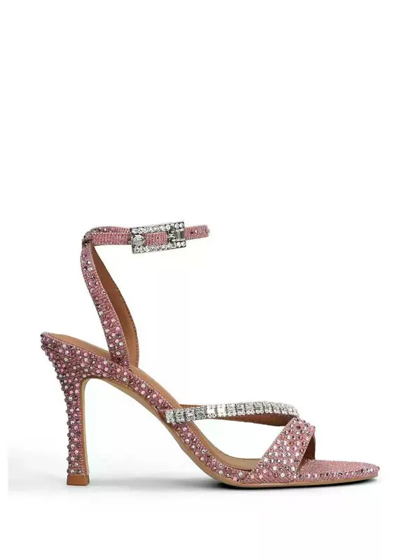 Kurt Geiger 9.5cm Crystal-embellished Sandals - Pink