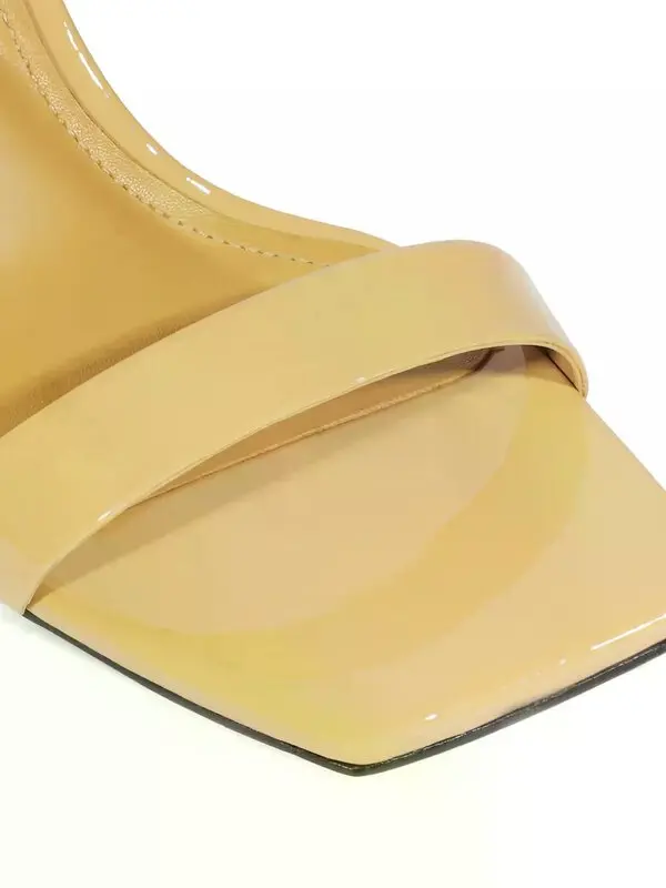 Schutz Patent-finish Sculptural-heel Sandals