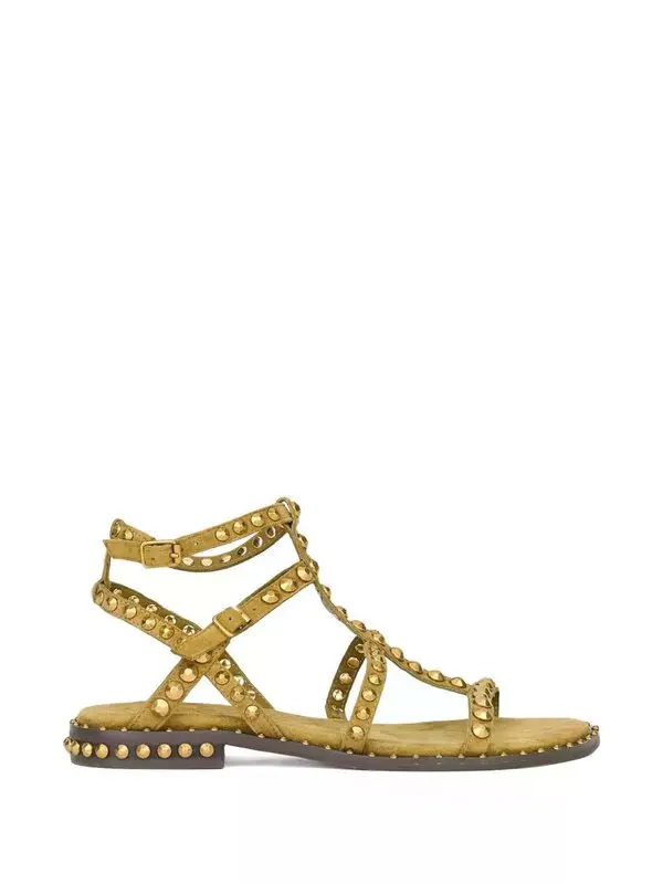 Ash Stud-embellished Flat Sandals - Neutrals