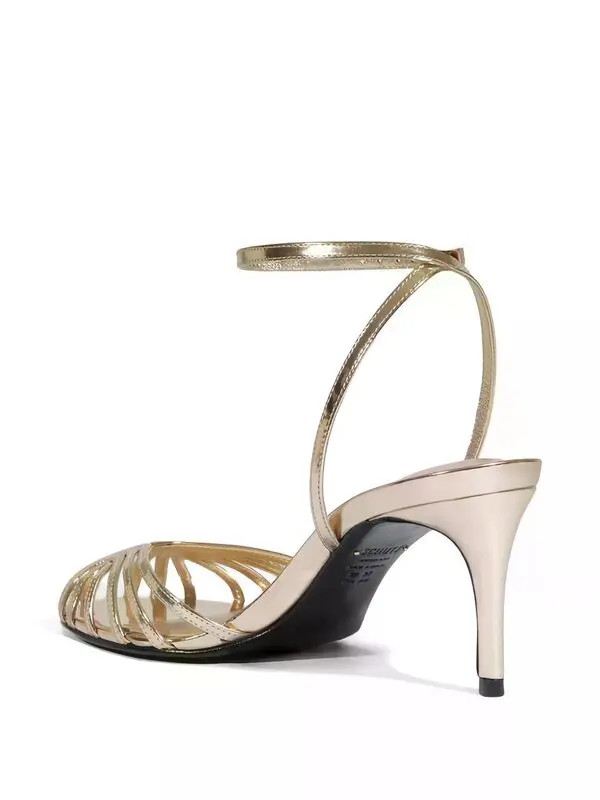Schutz Liana Metallic Sandals