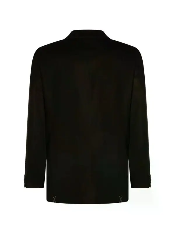 Zegna Oasi Lino Double-breasted Blazer - Brown