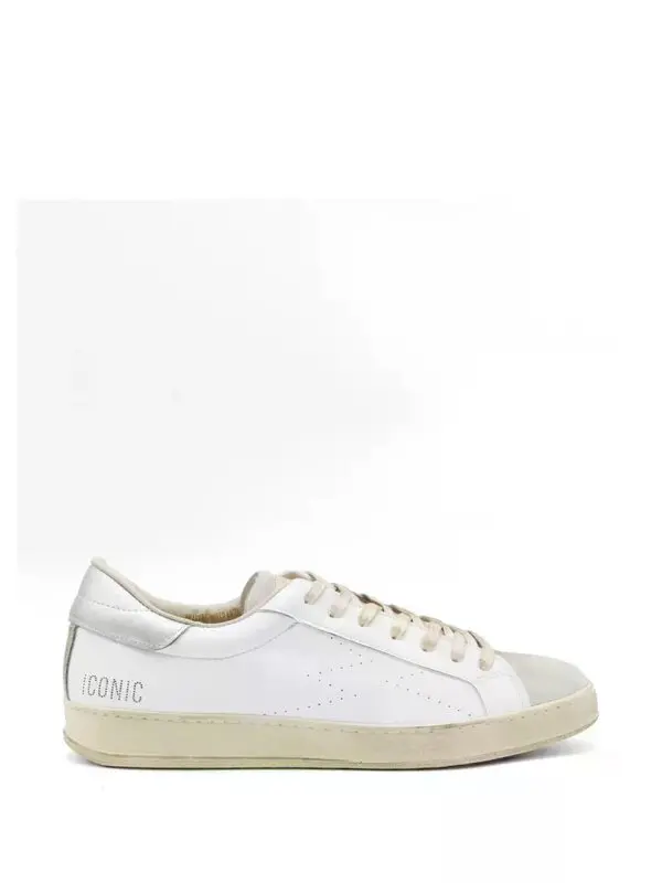 MOA CONCEPT Iconic Panelled Perforated Sneakers - White