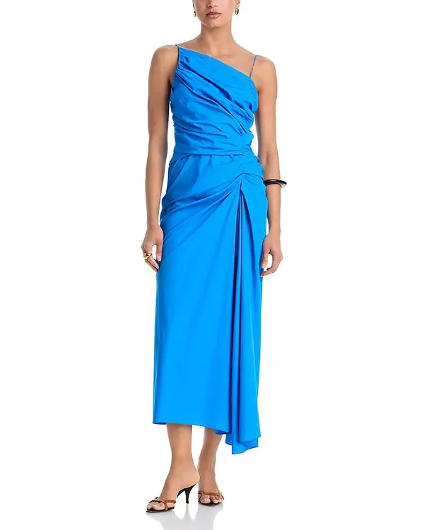 A.L.C. Juno Asymmetric Midi Dress - Cornflower
