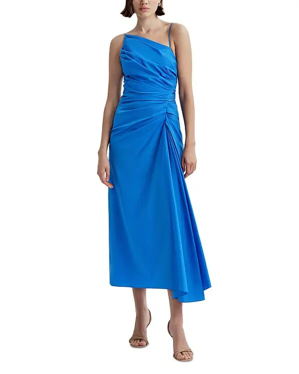 A.L.C. Juno Asymmetric Midi Dress - Cornflower