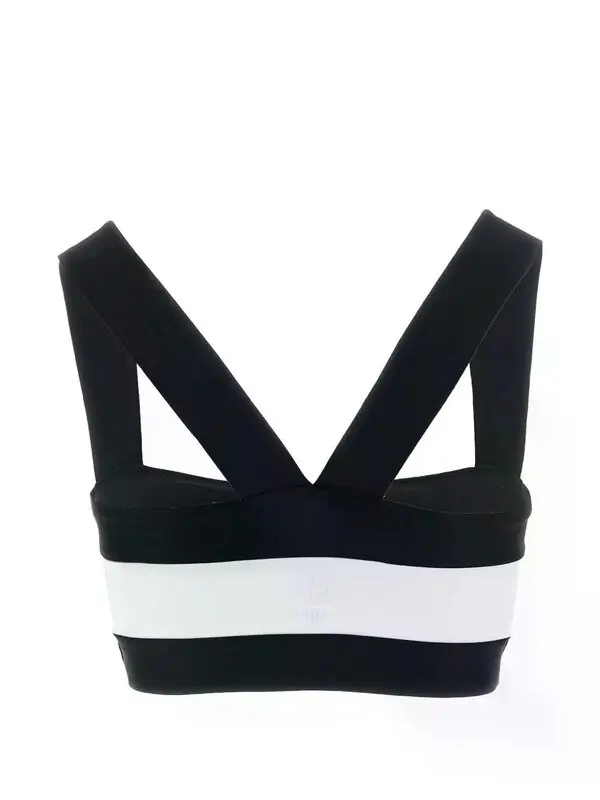 Goldbergh Plonge Contrast-panel Bikini Top - Black