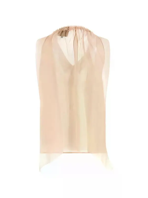 MAISON JEJIA Ruffle-collar Silk Blouse