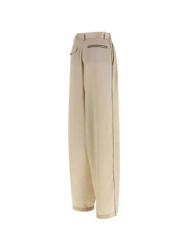 MAISON JEJIA Crinkled-effect Tailored Trousers