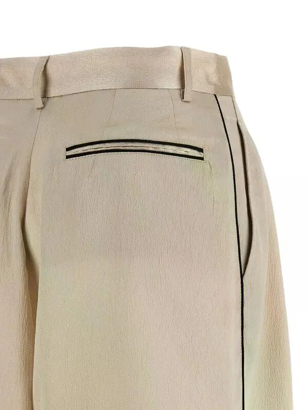 MAISON JEJIA Crinkled-effect Tailored Trousers