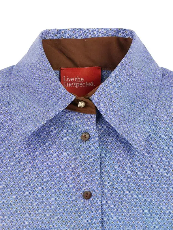 MERCI Geometric-print Short-sleeve Shirt