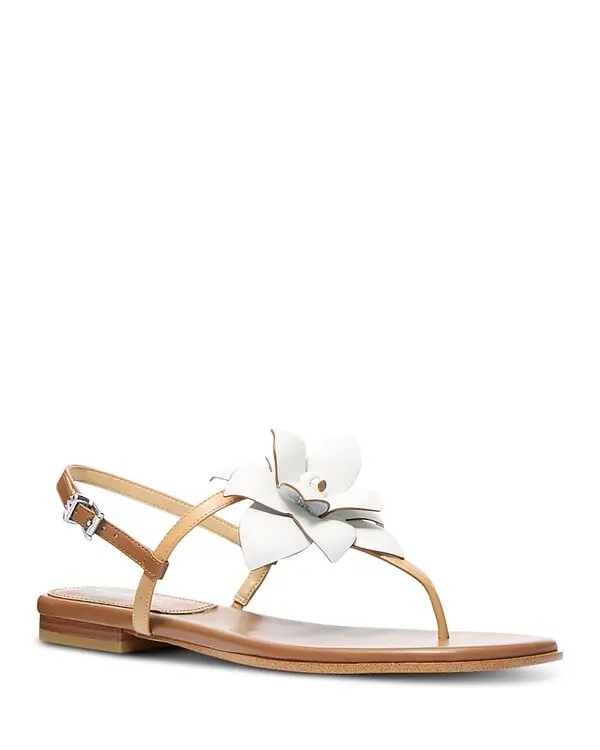 Michael Kors Jocelyn Thong Sandals - Peanut