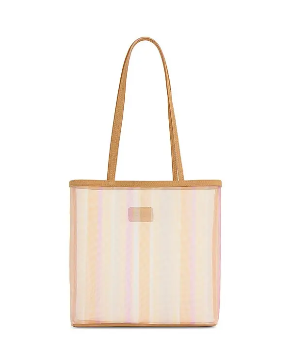 MANSUR GAVRIEL Filo Striped Mesh Tote Bag - Multi