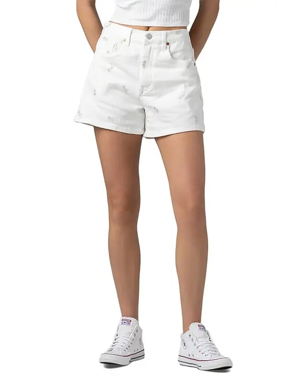 Blanknyc Floral Embroidered Shorts - Summer Fling