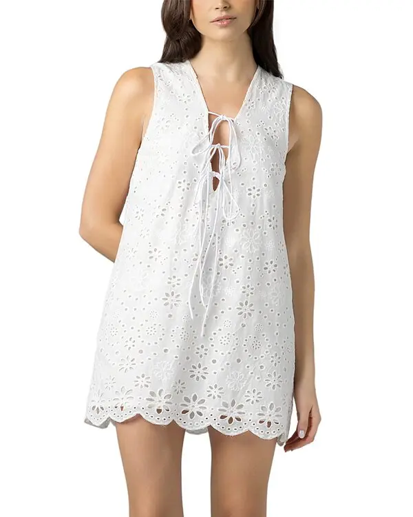 Blanknyc Eyelet Shift Dress - Field Of Dreams
