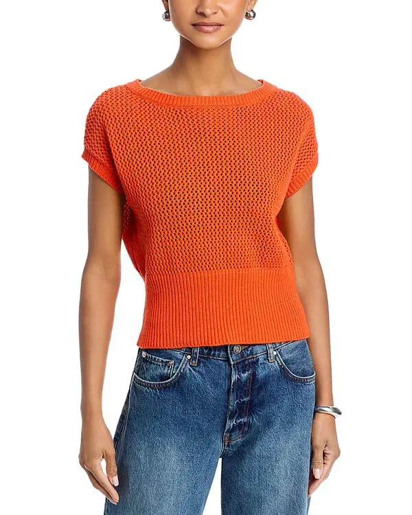 SIX FIFTY Capri Top - Tangerine