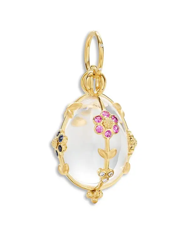 Temple St. Clair 18k Yellow Fiori Amulet Pendant - Gold