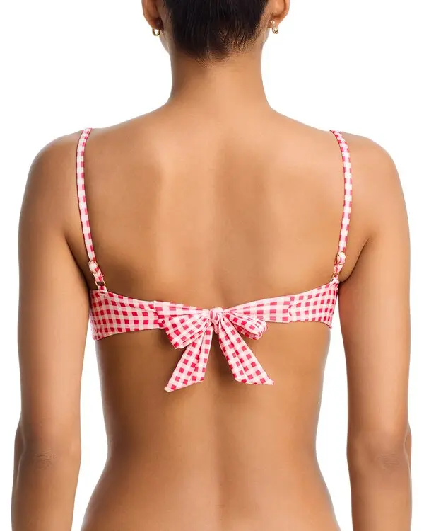 Aqua Lettuce Edge Bikini Top