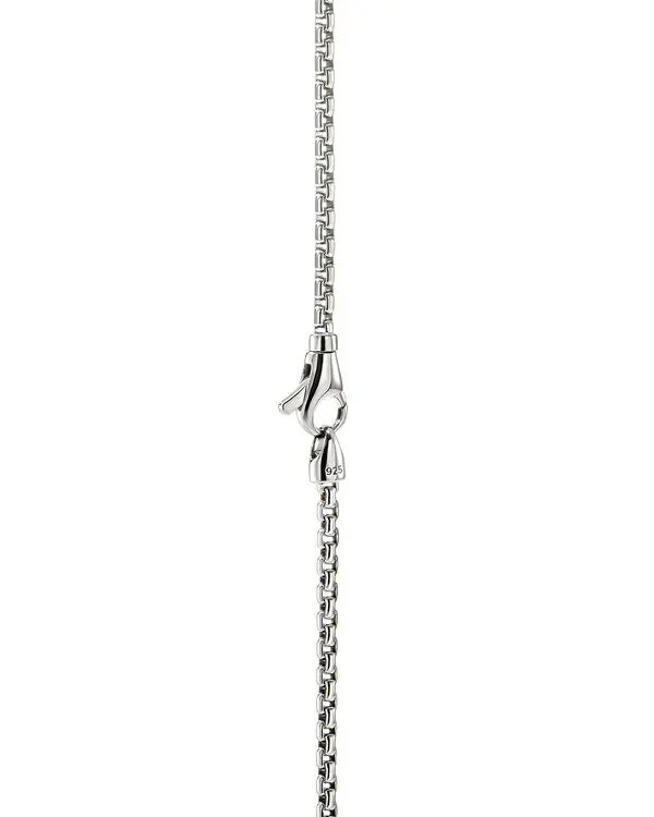 John Hardy Sterling Icon Geometric Tag Pendant Necklace - Silver