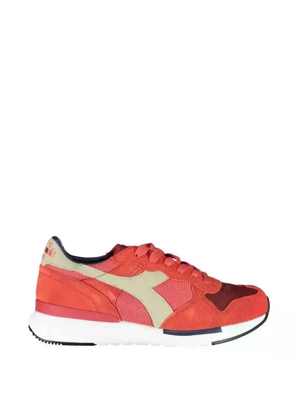 DIADORA S8000 Suede-paneled Sneakers - Red