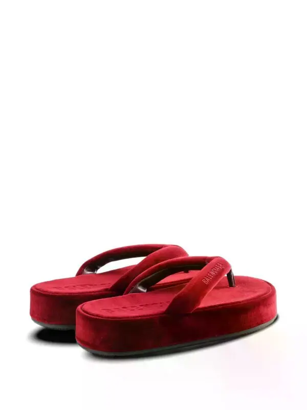 Balenciaga Jet Lag Sandals - Red