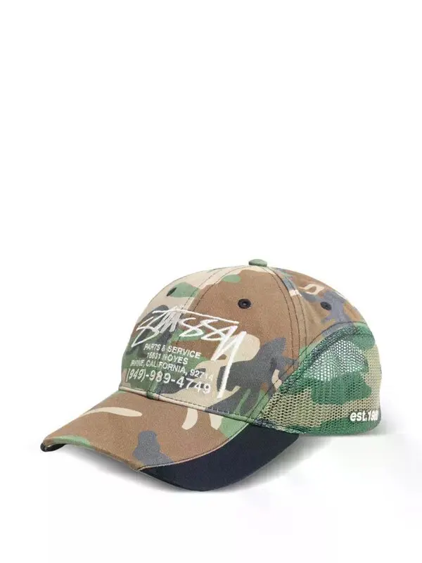 StÜssy Logo-embroidered Baseball Cap