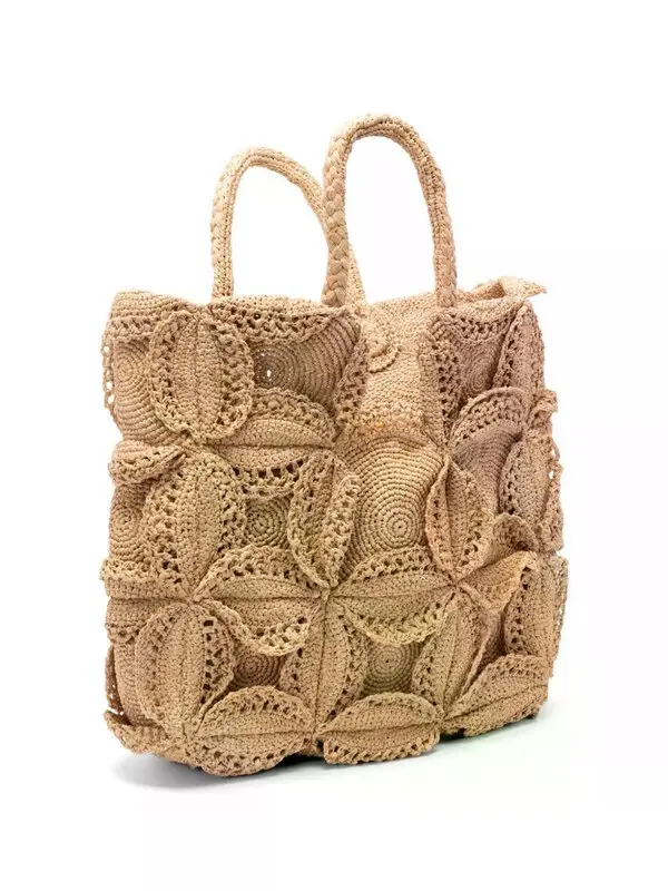 JAMIN PUECH Marquise Crochet-knit Tote Bag