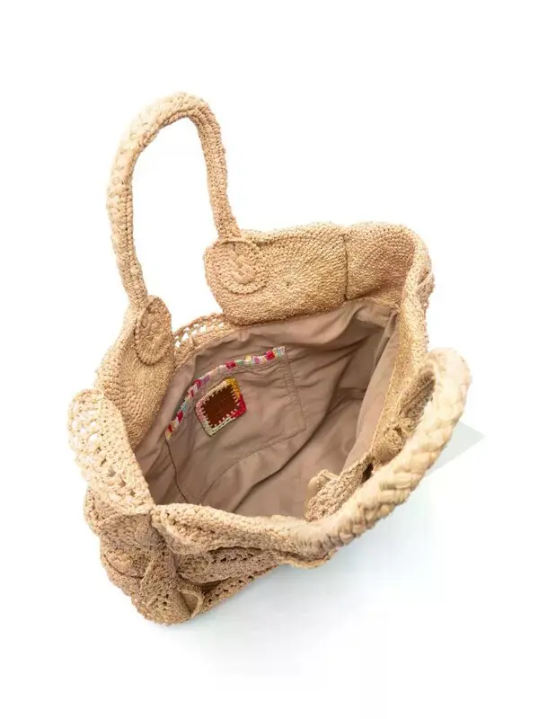 JAMIN PUECH Marquise Crochet-knit Tote Bag