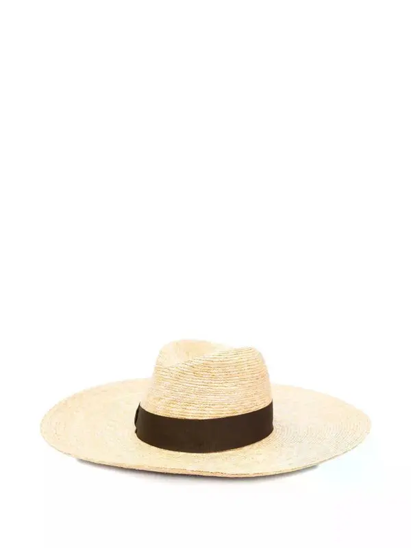 Borsalino Wide-brim Straw Hat - Neutrals