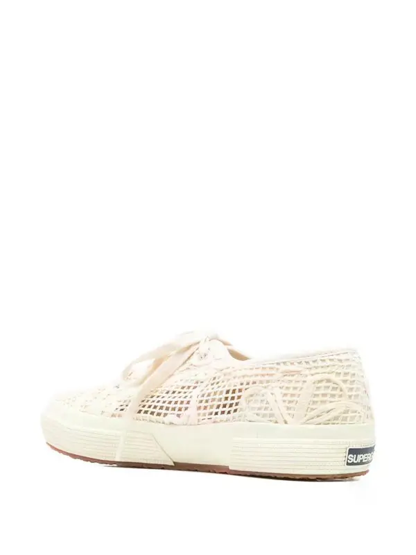 Superga 2750 Floral-lace Sneakers - Neutrals